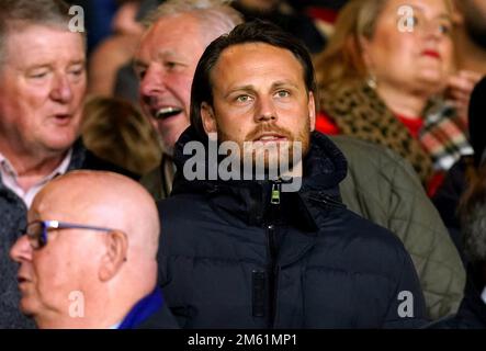 Chelsea technical director Christopher Vivell in the stands ahead of ...