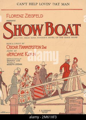 "Show Boat" 1927 Jerome Kern Oscar Hammerstein 2nd Musical Sheet Music ...