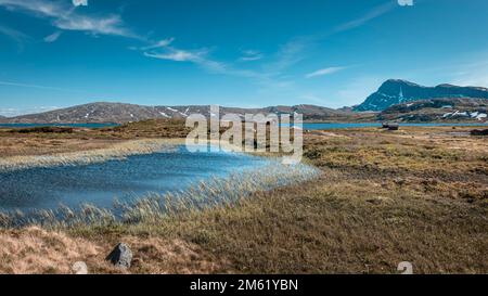 A beautiful landscape in Jotunheimvegen, Norway Stock Photo - Alamy