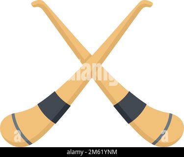 Hurling flag icon. Flat illustration of Hurling flag vector icon for ...