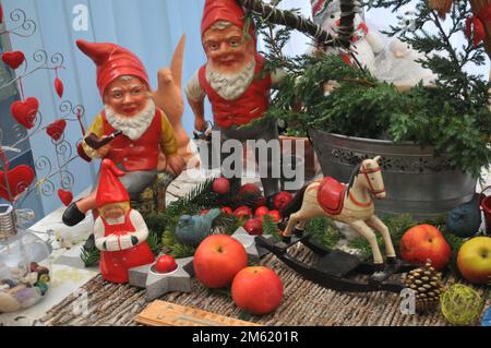 Jyderup/Denmark/31 December 2022/ Christmas decorations and new year ...