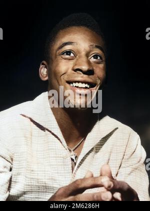 Brazilian football legend, Pelé, 1965 Stock Photo - Alamy