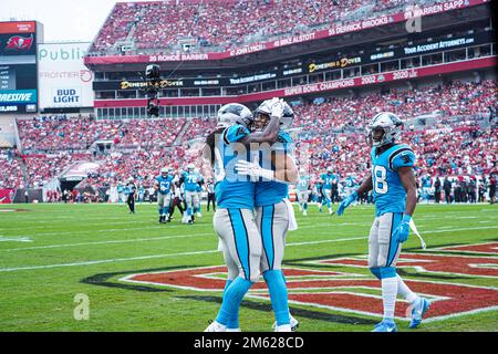 Florida Panthers players celebrate after their win over the Tampa Bay ...