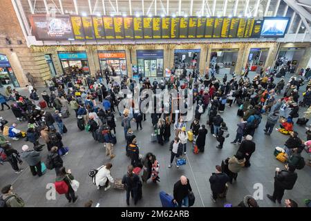 Rail station is seen to be busy as many people travel over the ...