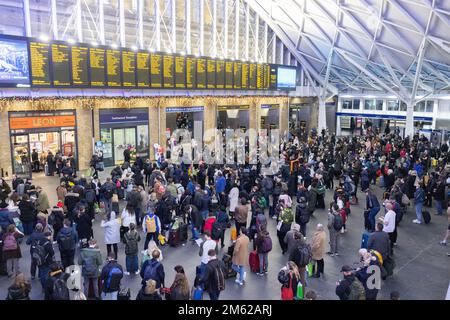 Rail station is seen to be busy as many people travel over the ...