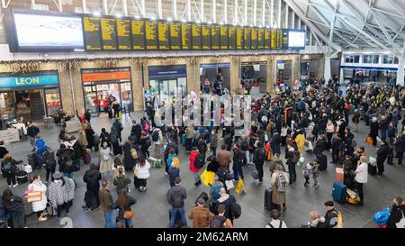 Rail station is seen to be busy as many people travel over the ...