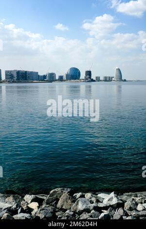 A view of Yas Bay Waterfront, Yas Island, Abu Dhabi Stock Photo - Alamy