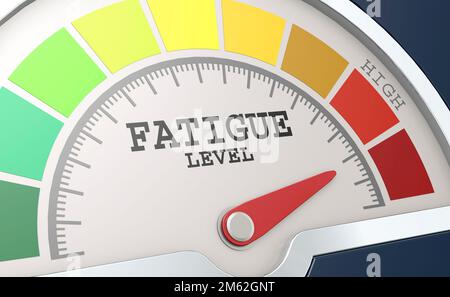 Panic level measuring scale with color indicator, 3d rendering Stock Photo - Alamy