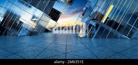 Triangle shape marble ground with thirty degree angle tilted ...