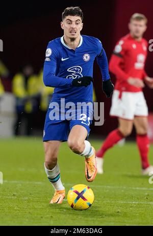 The City Ground, Nottingham, UK. 1st Jan, 2023. Premier League Football ...