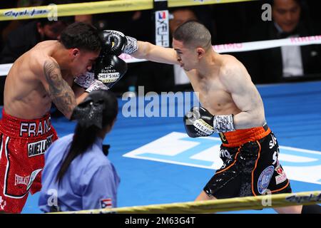 (L to R) Joshua Franco (USA), Kazuto Ioka (JPN), DECEMBER 31, 2022 ...