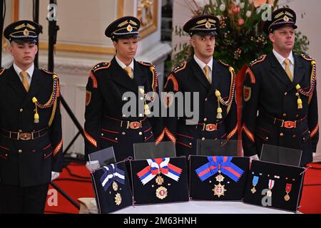 Bratislava, Slovakia. 01st Jan, 2023. Czech President Milos Zeman ...