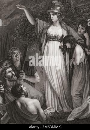 Boadicea Haranguing The Britons. John Opie, R.A. (1761-1807). Oil On ...