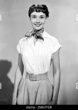ROMAN HOLIDAY 1953 Paramount Pictures film with Audrey Hepburn Stock ...