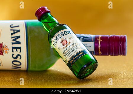 Dublin, Ireland - December 24, 2022: Jameson Irish Whiskey. New Jameson ...