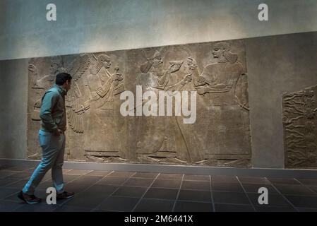 Low relief sculptured panels, Assyrian Palace Sculptures, Metropolitan ...