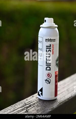 Spray repellent Diffusil, human skin spray against mosquitoes, ticks ...