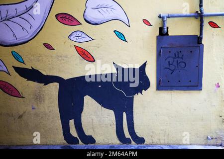 Murals, street art in Parma Italy Stock Photo - Alamy