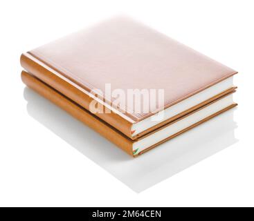 two notepads isolated on white background. two notepads isolated Stock ...