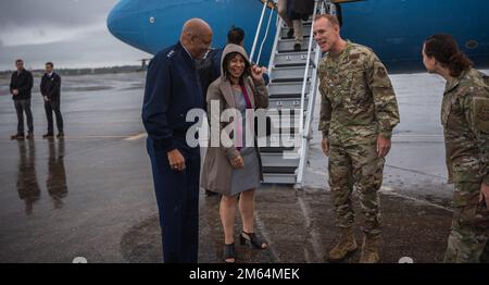 Sharene Brown, wife of U.S. Air Force Chief of Staff Gen. Charles Q ...