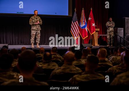 Maj. Gen. William L. Thigpen (left), U.S. Army South commanding general ...