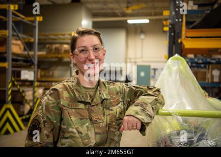 128th Air Refueling Wing air transportation specialist Senior Airman ...