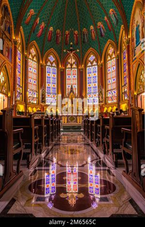 Highly Decorated and Detailed Interior of a Newly Built Our Lady of ...