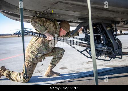 U.S. Army Pfc. Anthony Haines, Armament Electrical and Avionics ...