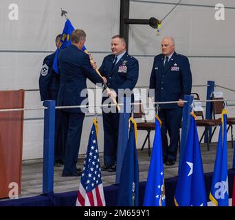 Commander of the Maine Air National Guard Brig. Gen. Gerard Bolduc pins ...