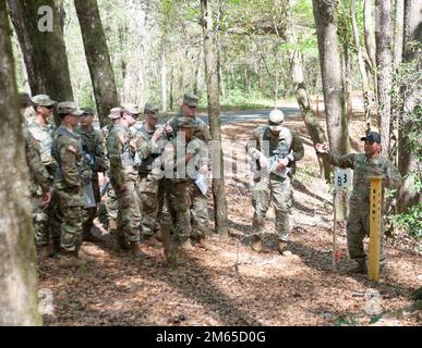 Soldiers attending the Basic Leaders Course class number 007-17 through ...