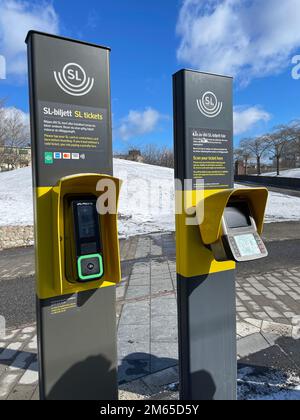 Train Ticket pass scanner machine box at railway station Stock Photo ...
