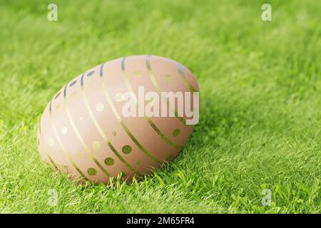 Gold colored eggs in a gilded nest, USA Stock Photo - Alamy