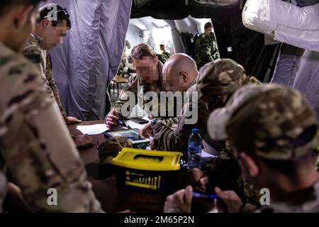 A member of the Greek Z’ Moira Amfivion Katadromon (ZMAK) Special ...