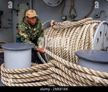 SAN DIEGO (April 5, 2022) Seaman Brandin Womack, a native of ...