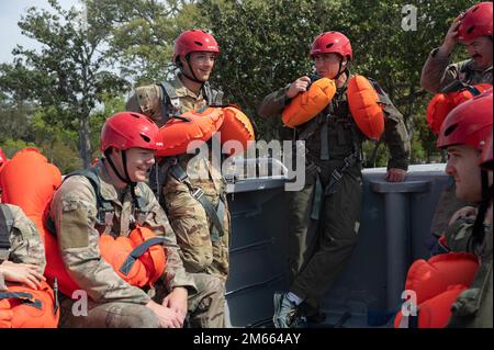 Air Commandos participate in Parachute Water Survival Training led by ...