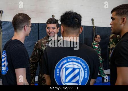 Members of the 3rd Infantry Division combatives team from Fort Stewart ...