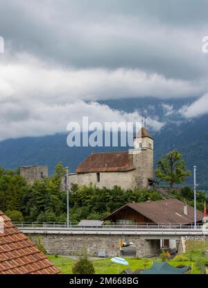 church in Ringgenberg near Interlaken, Switzerland Stock Photo - Alamy