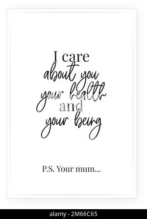 Affirmation definition, vector. Minimalist poster design. Wall decals ...