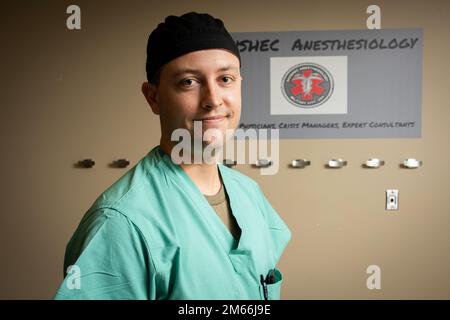 U.S. Army Capt. (Dr.) Adam Wilkinson, anesthesiology resident ...