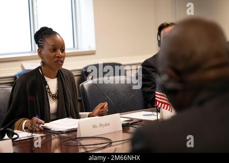 Deputy Assistant Secretary of Defense for African Affairs Chidi Blyden ...