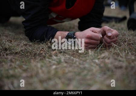 Sgt. Nathanial Hersil, a Soldier with Battery B, 1st Battalion, 120th ...