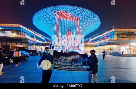 SHANGHAI, CHINA - DECEMBER 31, 2022 - Chinese fans pay tribute to ...