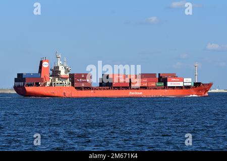 Tokyo, Japan - November 05, 2021: NAMSUNG SHIPPING CO.,LTD. POS ...