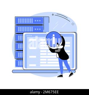 Management information system abstract concept vector illustration ...