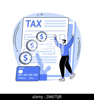 revenue financial statement cartoon vector illustration Stock Vector ...