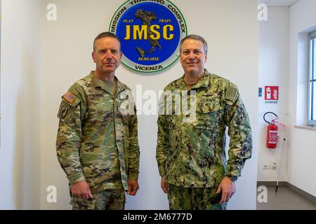 Maj. Gen. Andrew M. Rohling and members of U.S. Army Southern European ...