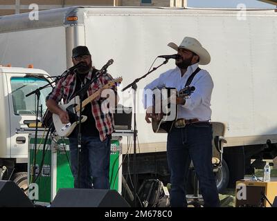 Country musician Isaac Jacob of the Isaac Jacob Band performs for ...