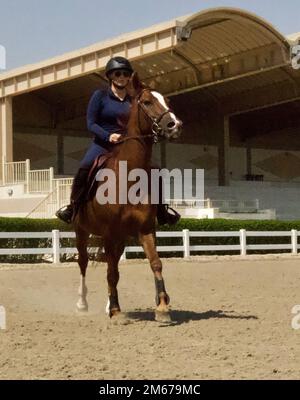 Maj. Amber Hampton, commander, 169th Medical Detachment Veterinary ...
