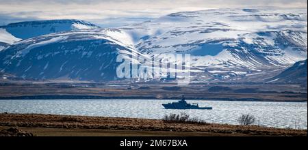 Icelandic Coast Guard offshore patrol vessel Thor alongside in ...