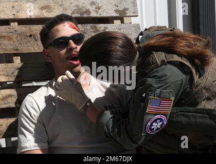 Hospital Corpsman 3rd Class Lauren Thomas, the Search and Rescue ...